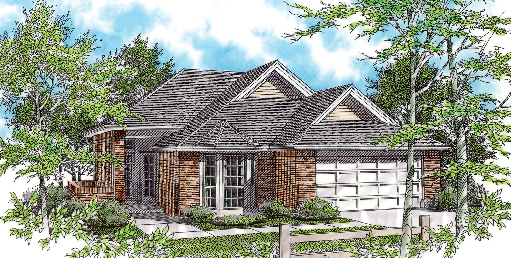 Mascord House Plan 1108A - The Naylor