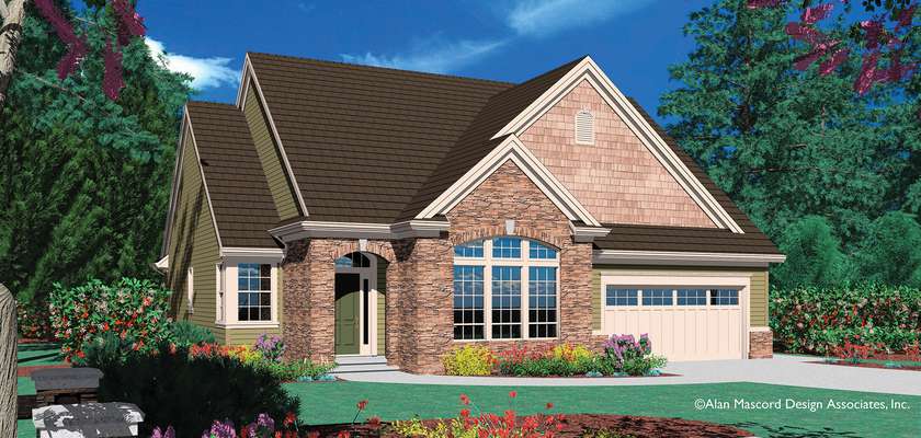 Cottage House Plan 1145 The Elliot: 1646 Sqft, 3 Beds, 2 Baths