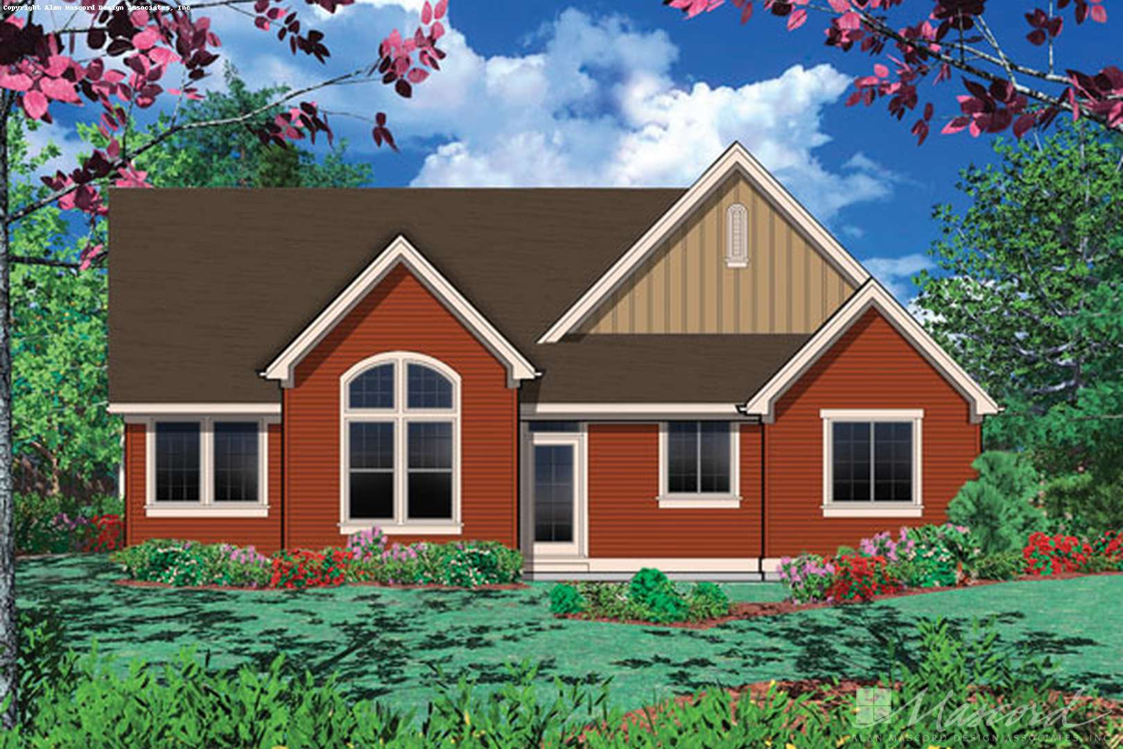 Cottage House Plan 1145A The Fischer: 1669 Sqft, 3 Beds, 2 Baths
