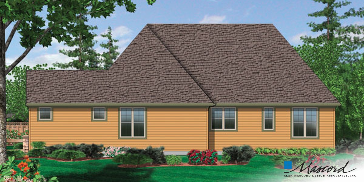 Mascord House Plan 1156 - The Stuart