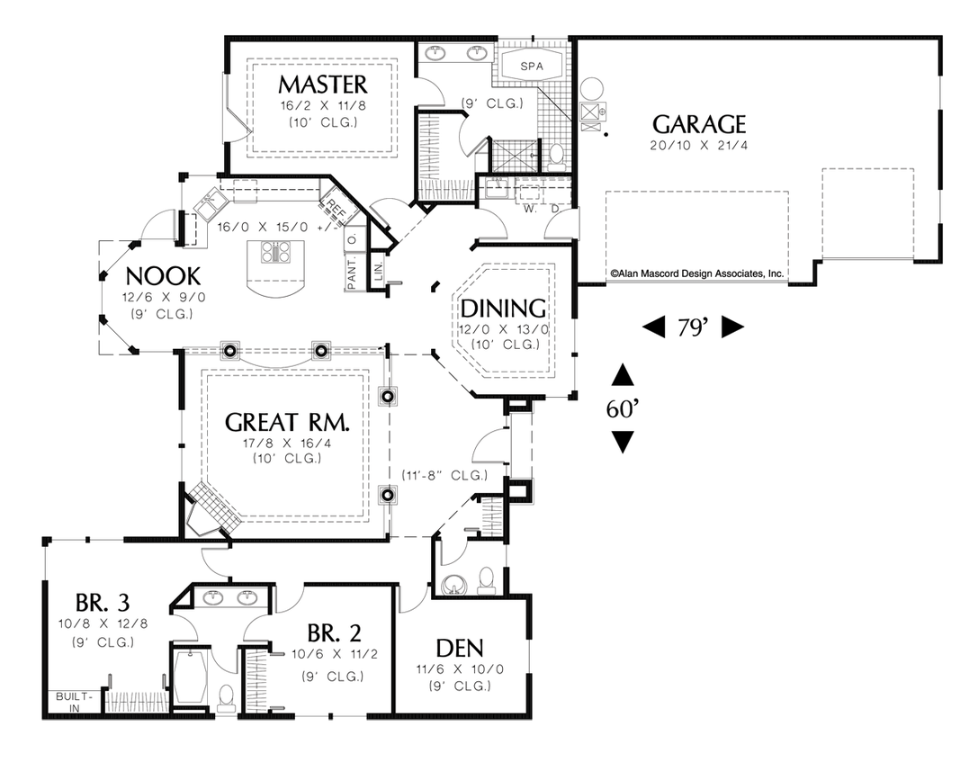 House Plan 1216 -The Shawnee