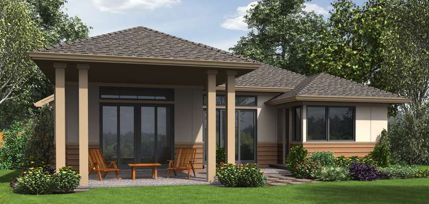 Contemporary House Plan 1251 The Kennedy: 2175 Sqft, 4 Beds, 2.1 Baths