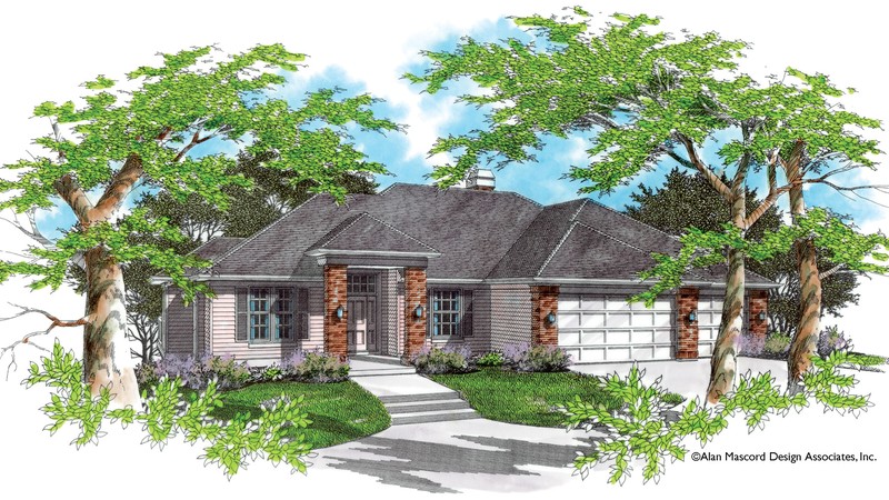 Traditional House Plan 1307 The Baldwin: 3227 Sqft, 3 Beds, 2.1 Baths