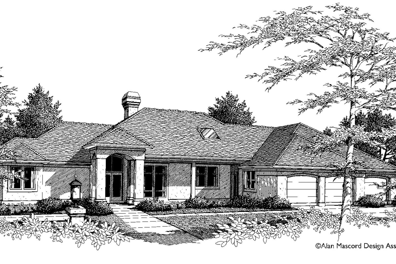 Contemporary House Plan 1313 The Grayson: 3004 Sqft, 3 Beds, 2.1 Baths