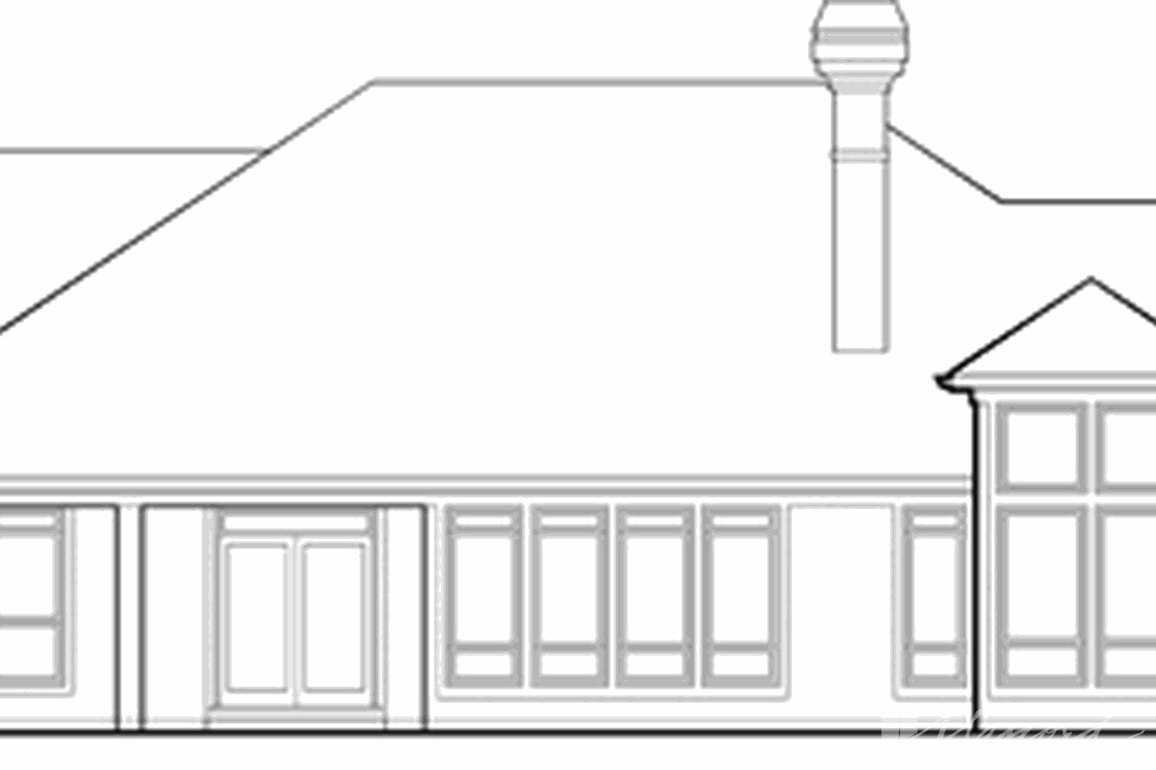 Contemporary House Plan 1313 The Grayson: 3004 Sqft, 3 Beds, 2.1 Baths