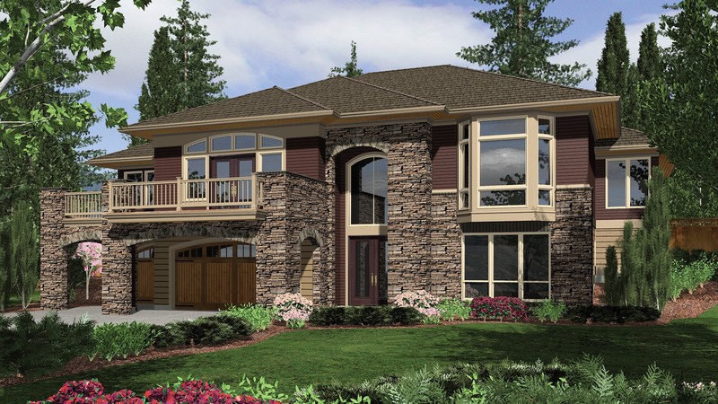Contemporary House Plan 1321 The Leavenworth: 3317 Sqft, 4 Beds, 3.1 Baths