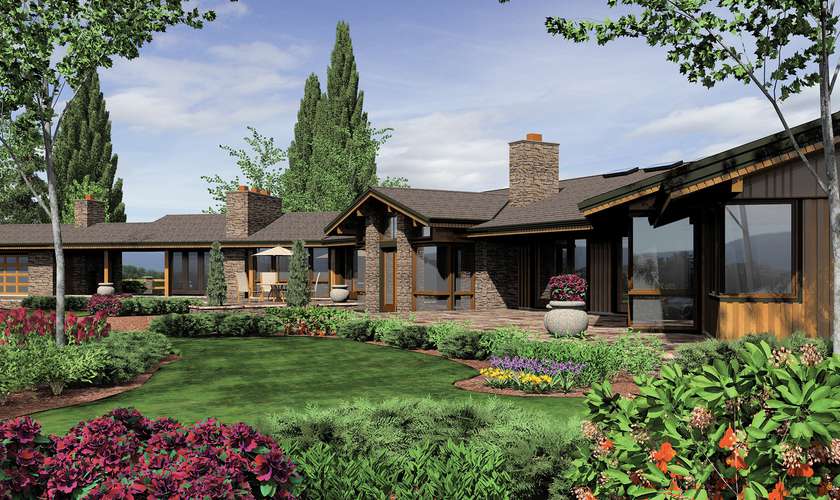 Contemporary House Plan 1412 The Harrisburg: 5628 Sqft, 5 Beds, 5.1 Baths