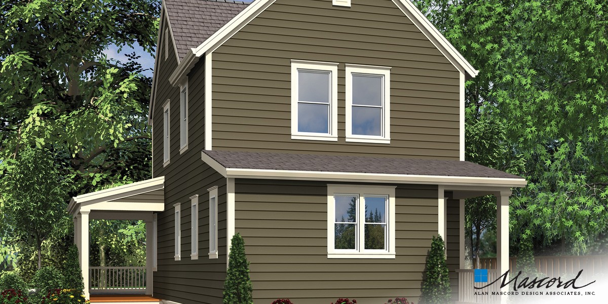 Mascord House Plan 21116 - The Sullivan