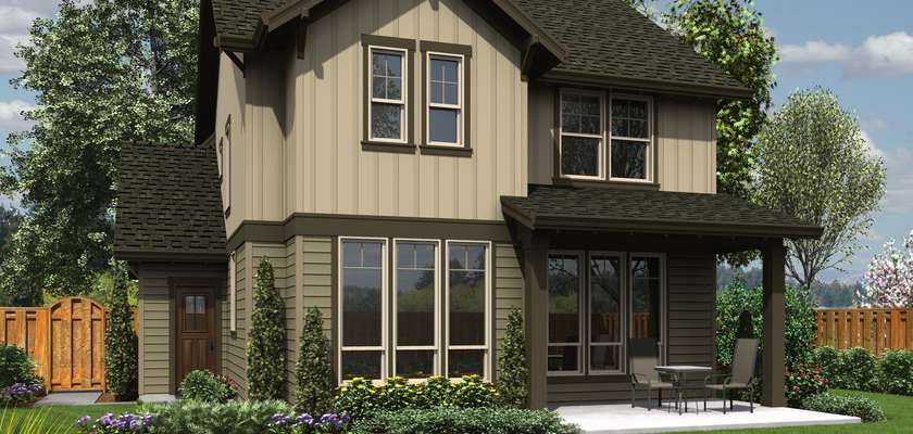 Cottage House Plan 21124BA The Halsey: 1635 Sqft, 3 Beds, 2.1 Baths