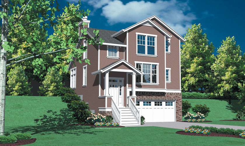 Traditional House Plan 2194 The Amerston: 1635 Sqft, 2 Beds, 2.1 Baths