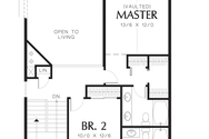 Traditional House Plan 2194 The Amerston: 1635 Sqft, 2 Beds, 2.1 Baths