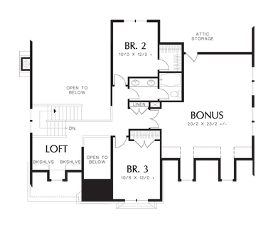 House Plan 22122T - The Sophia | Floor Plan Details