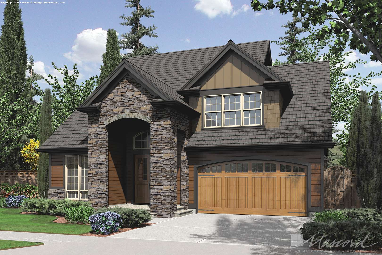 Cottage House Plan B22153 The Norwood: 2278 Sqft, 3 Beds, 2.1 Baths