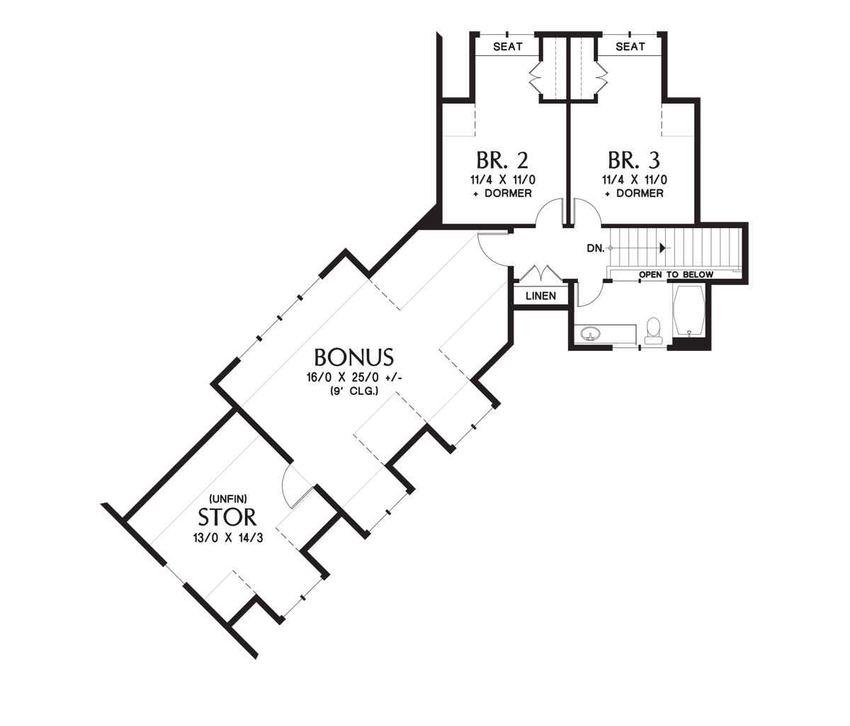 Craftsman House Plan 22156F The Abbeywood: 2528 Sqft, 3 Beds, 2.1 Baths