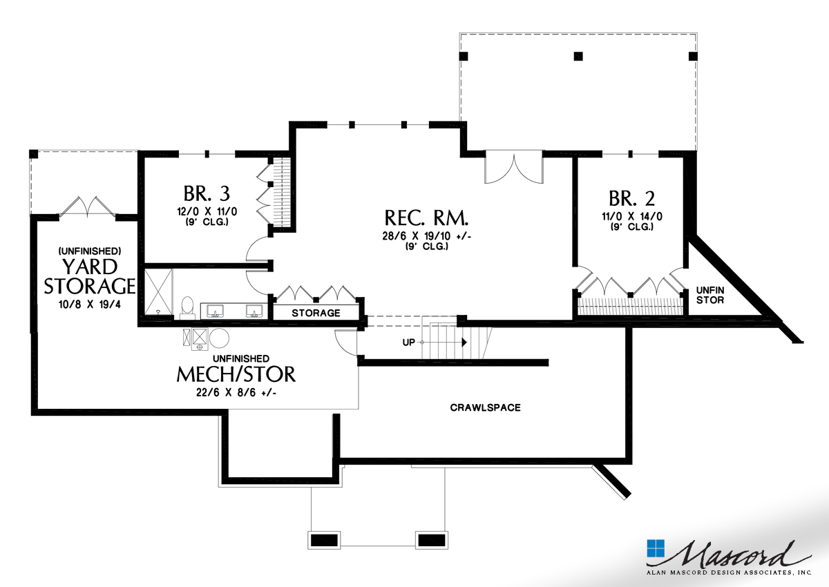 Craftsman House Plan 22156G The Blythewood: 3121 Sqft, 4 Beds, 3 Baths