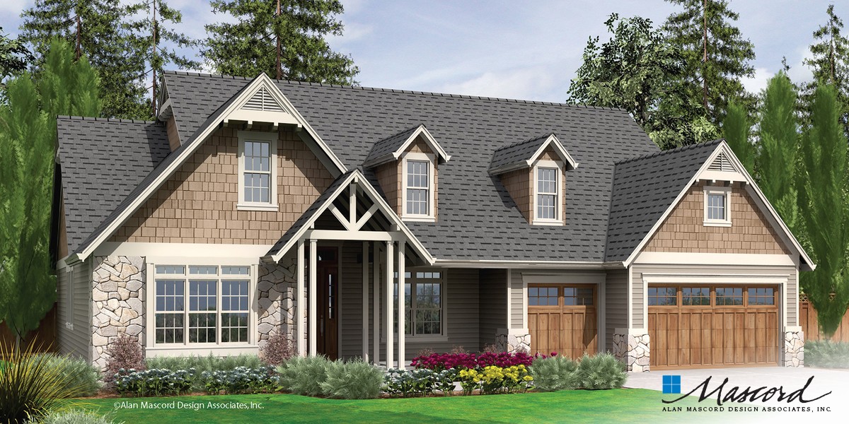 Mascord House Plan 22157 - The Alton