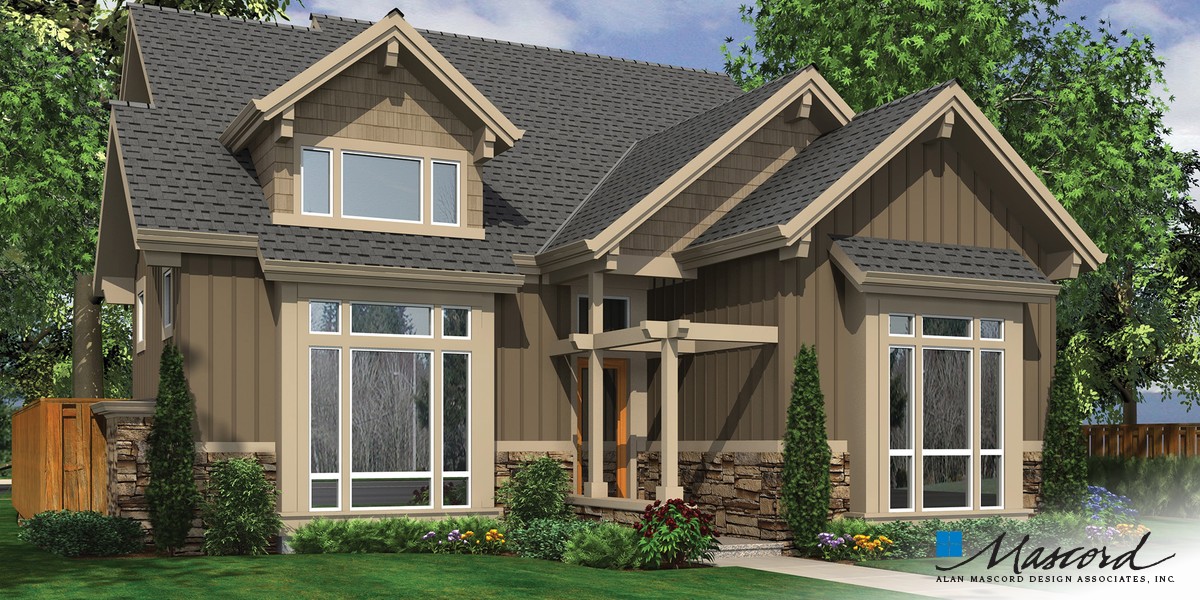 Mascord House Plan 22168 - The Jamison