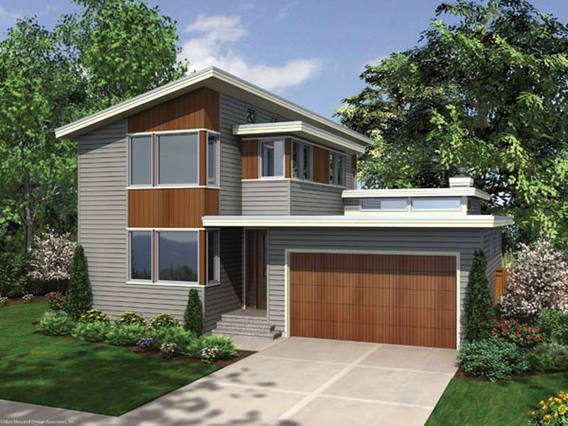 House Plan The Dain: Warm Contemporary Home