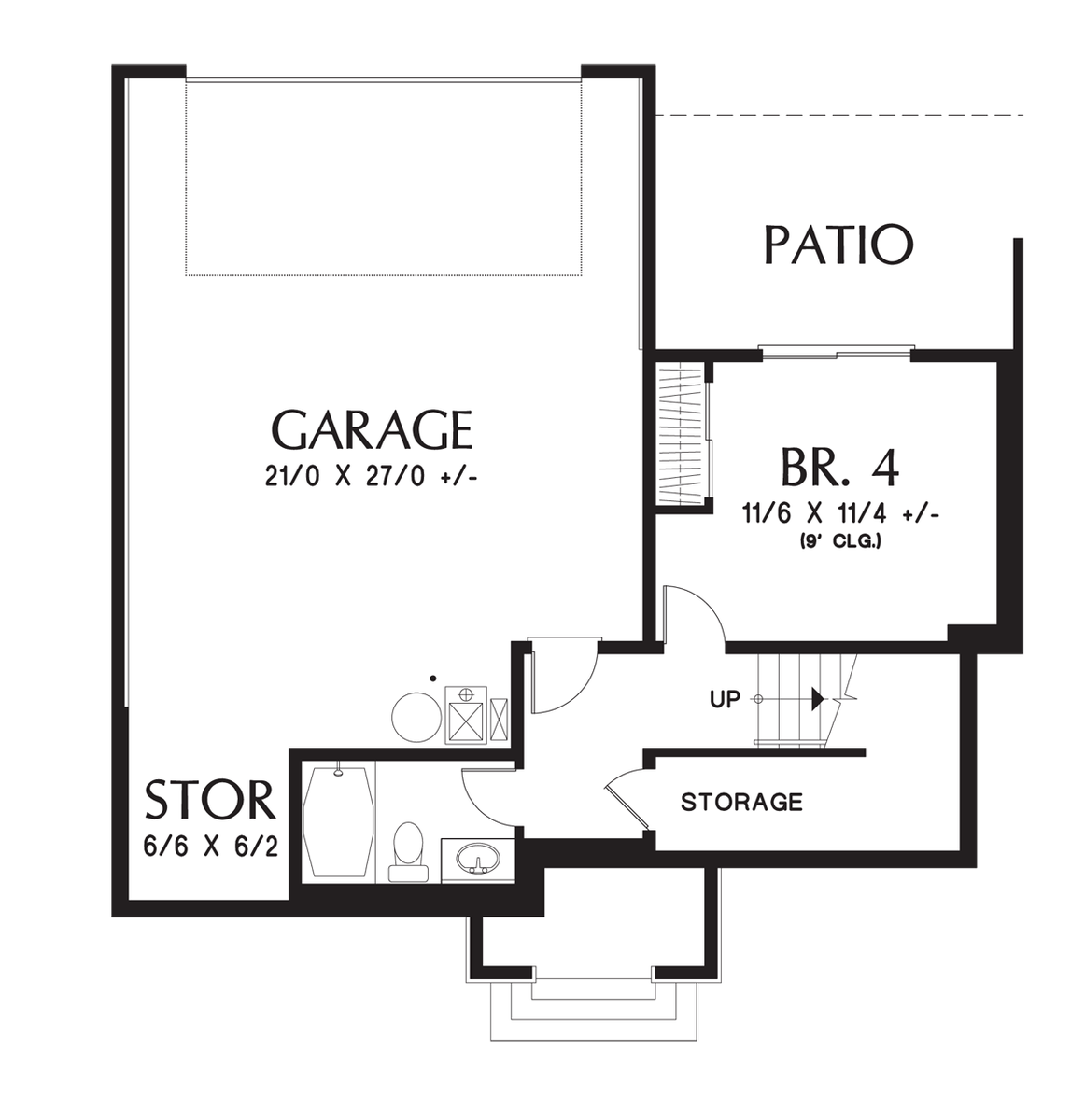 Craftsman House Plan 22192A The Birstall: 2349 Sqft, 4 Beds, 3.1 Baths