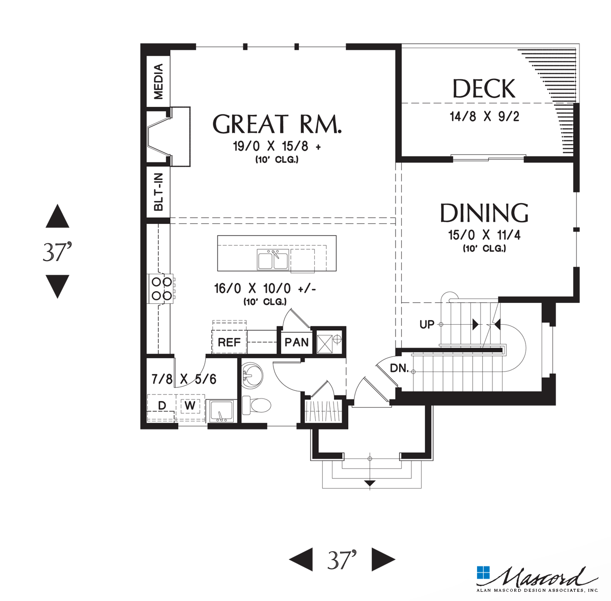 Craftsman House Plan 22192A The Birstall: 2349 Sqft, 4 Beds, 3.1 Baths