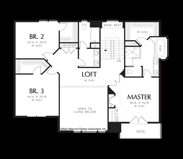 Mascord House Plan 2340C - The Weston