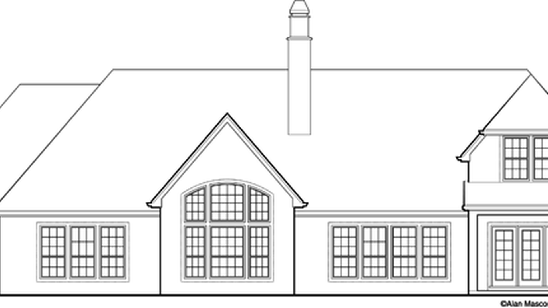 European House Plan 2350 The Estherwood: 3182 Sqft, 3 Beds, 2.2 Baths
