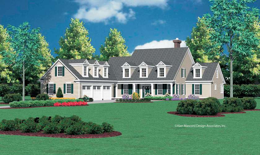 Colonial House Plan 2359 The Aldenham: 3934 Sqft, 4 Beds, 4.1 Baths