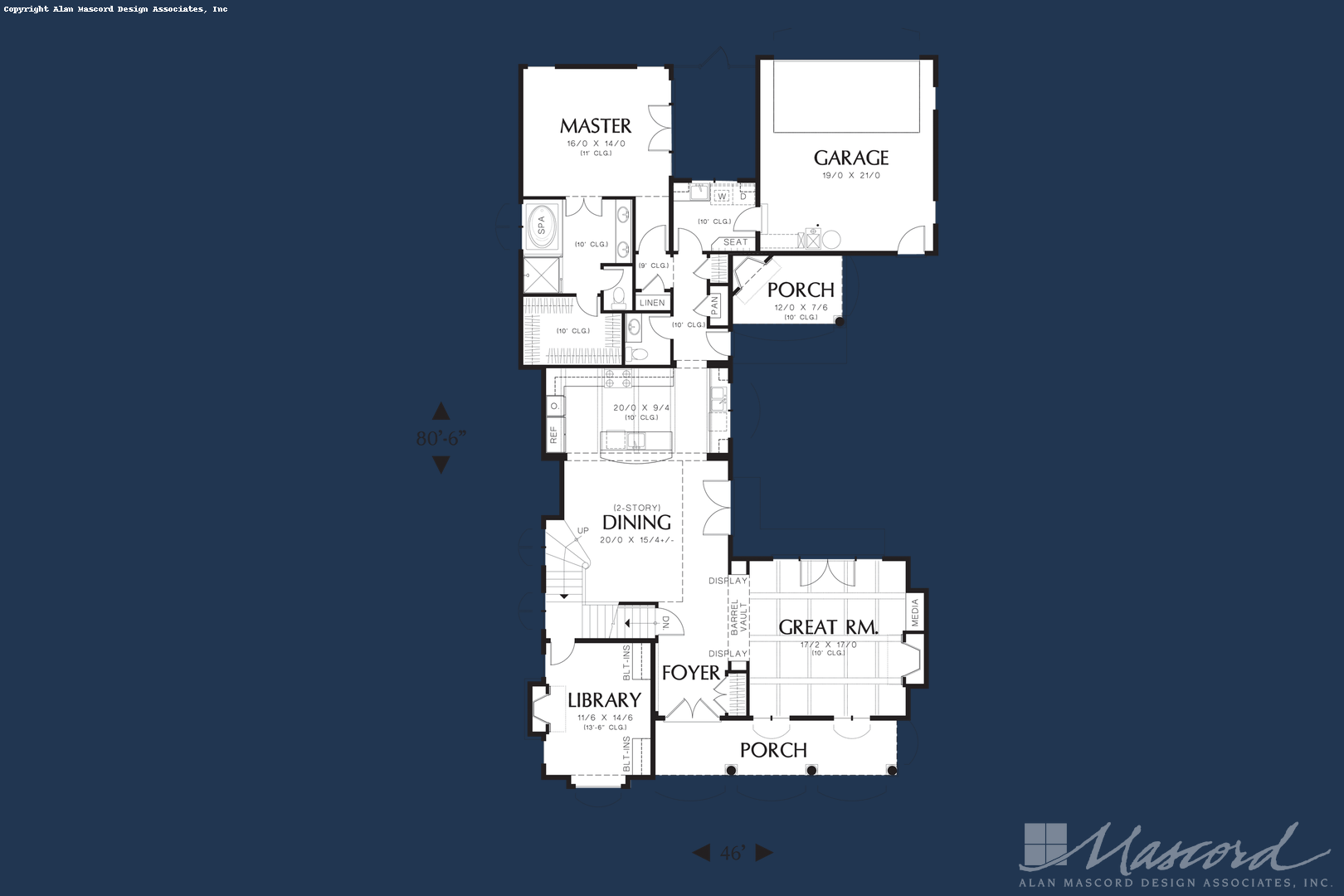 European House Plan 2379 The Isabella: 3351 Sqft, 5 Beds, 4.1 Baths