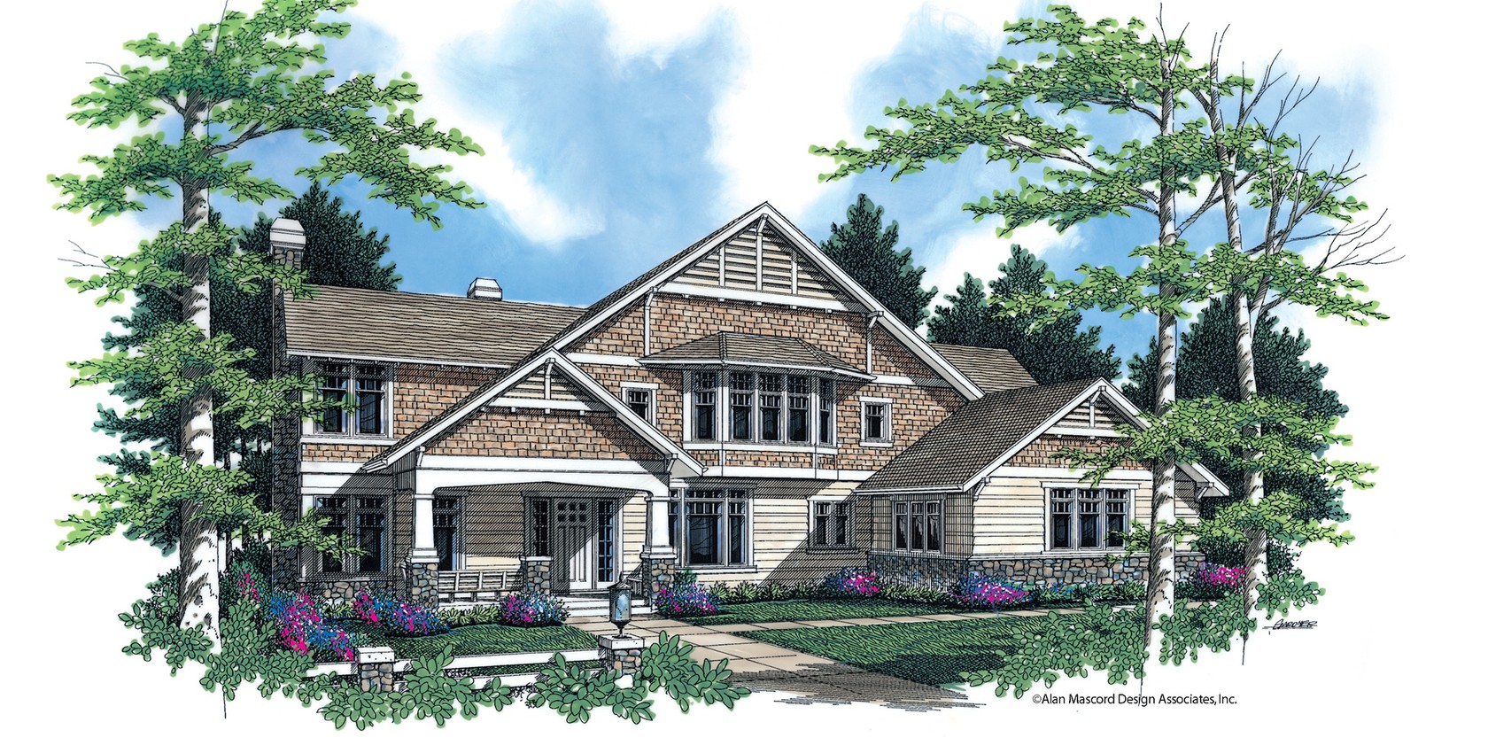 Mascord House Plan 2412 - The Lyons