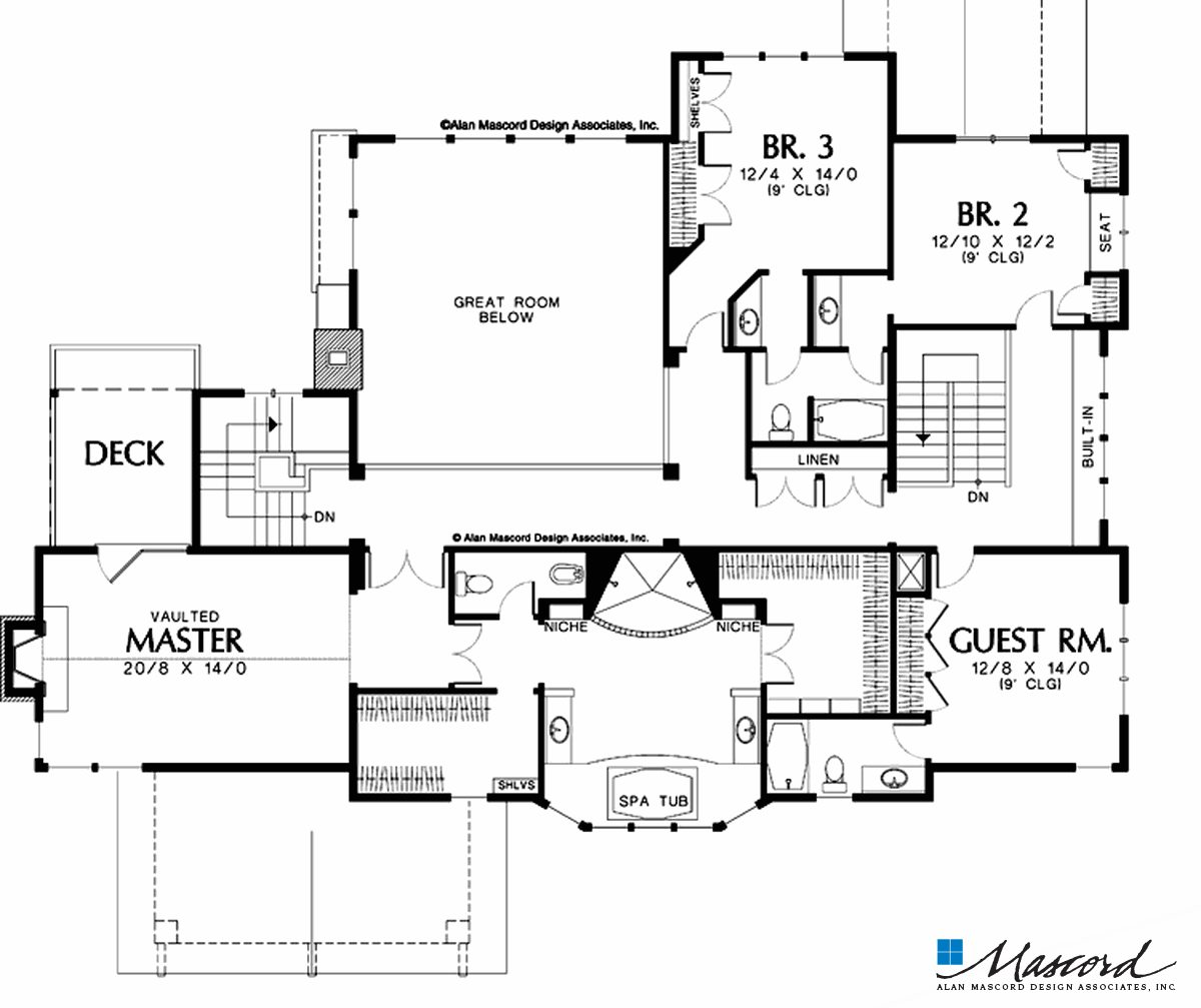 Craftsman House Plan 2412 The Lyons: 4768 Sqft, 4 Beds, 4.1 Baths