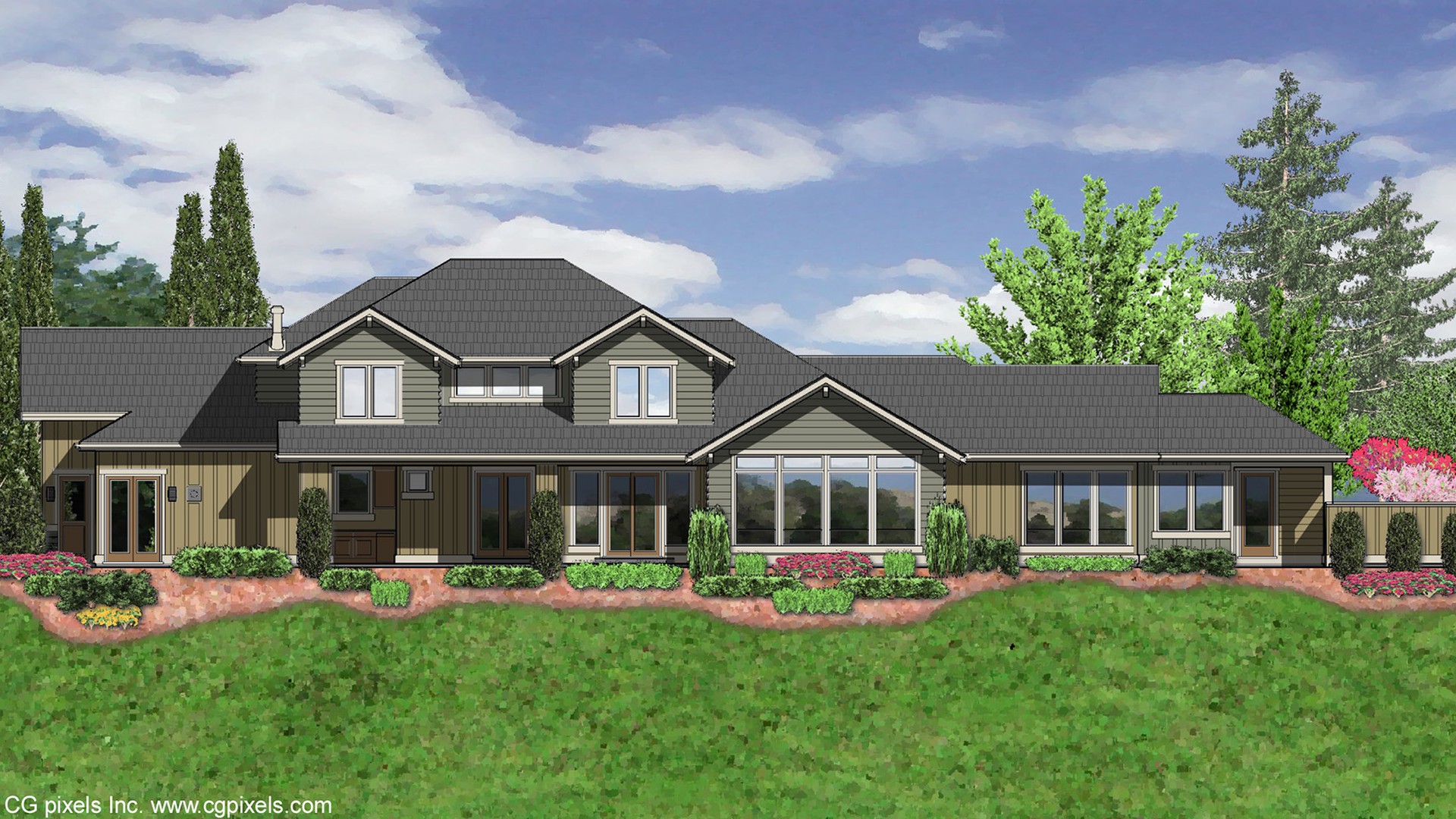 Craftsman House Plan 2444 The Breckenridge: 4122 Sqft, 5 Beds, 6.1 Baths