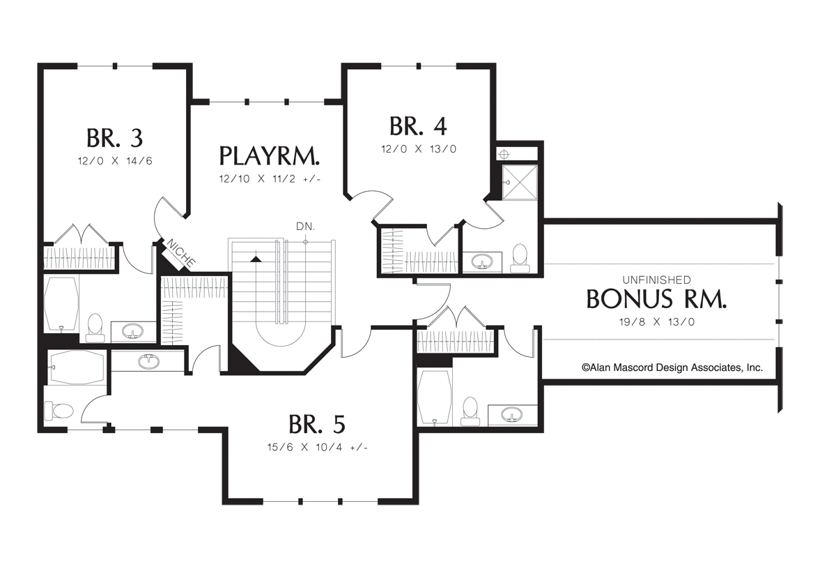Craftsman House Plan 2444 The Breckenridge: 4122 Sqft, 5 Beds, 6.1 Baths