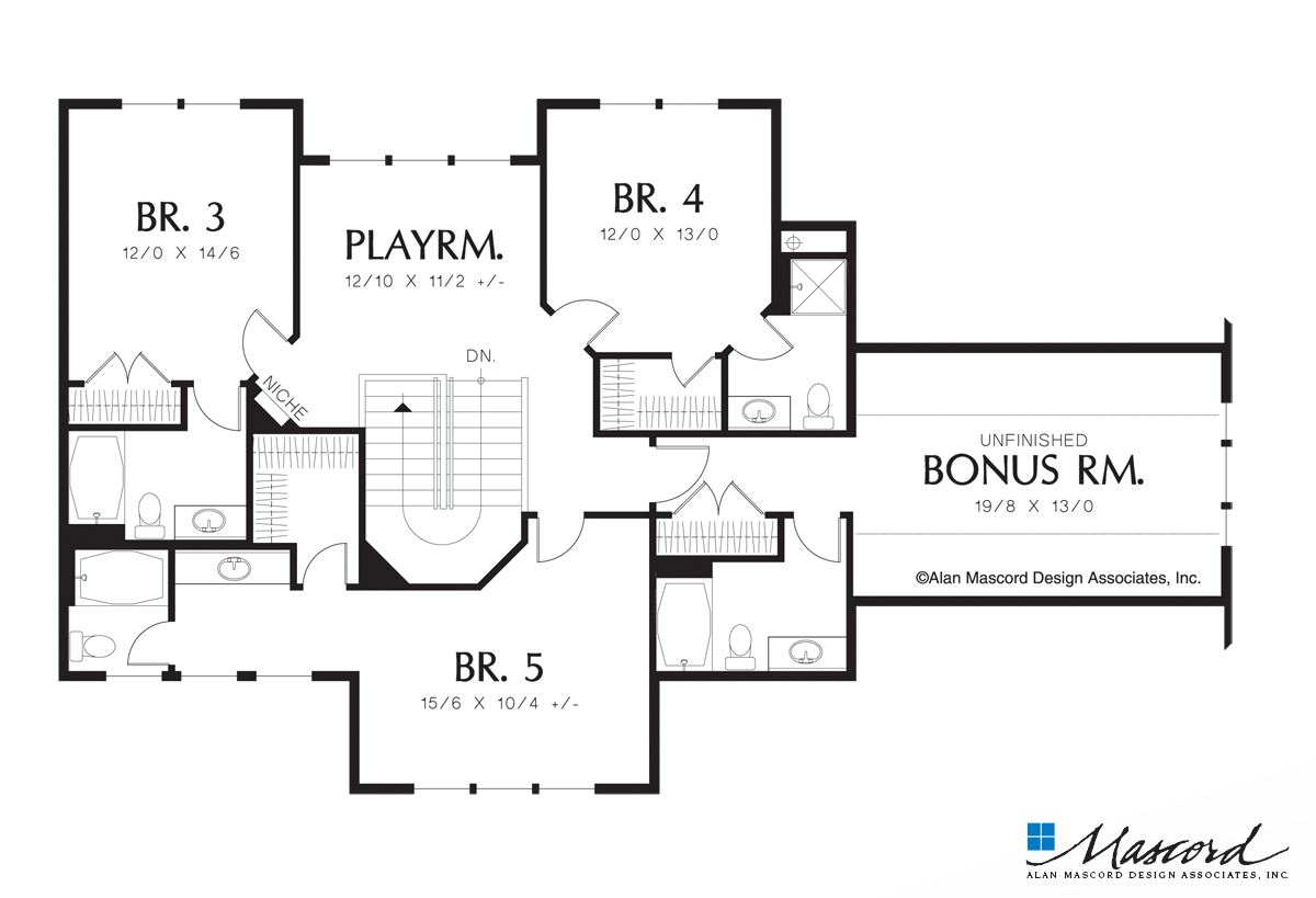 Craftsman House Plan 2444 The Breckenridge: 4122 Sqft, 5 Beds, 6.1 Baths