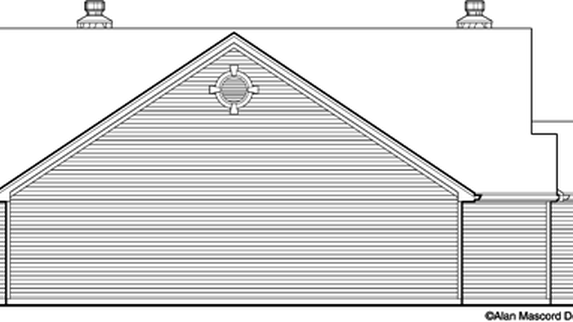 Traditional House Plan 4031 The Whitespire: 2167 Sqft, 2 Beds, 2 Baths